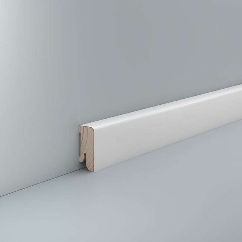Verwunderlich Sockelleisten Weiss Holz Bildnie1180